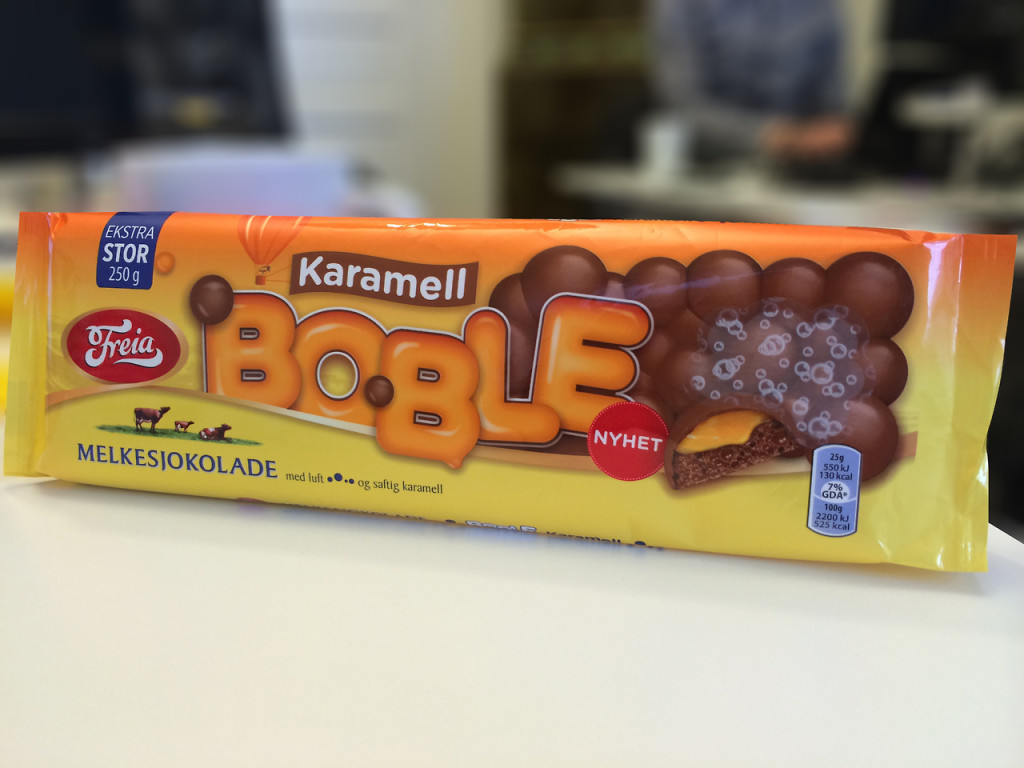 Freia Boble Karamell - Sockerbiten