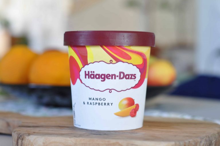 Häagen-Dazs Mango & Raspberry - Sockerbiten