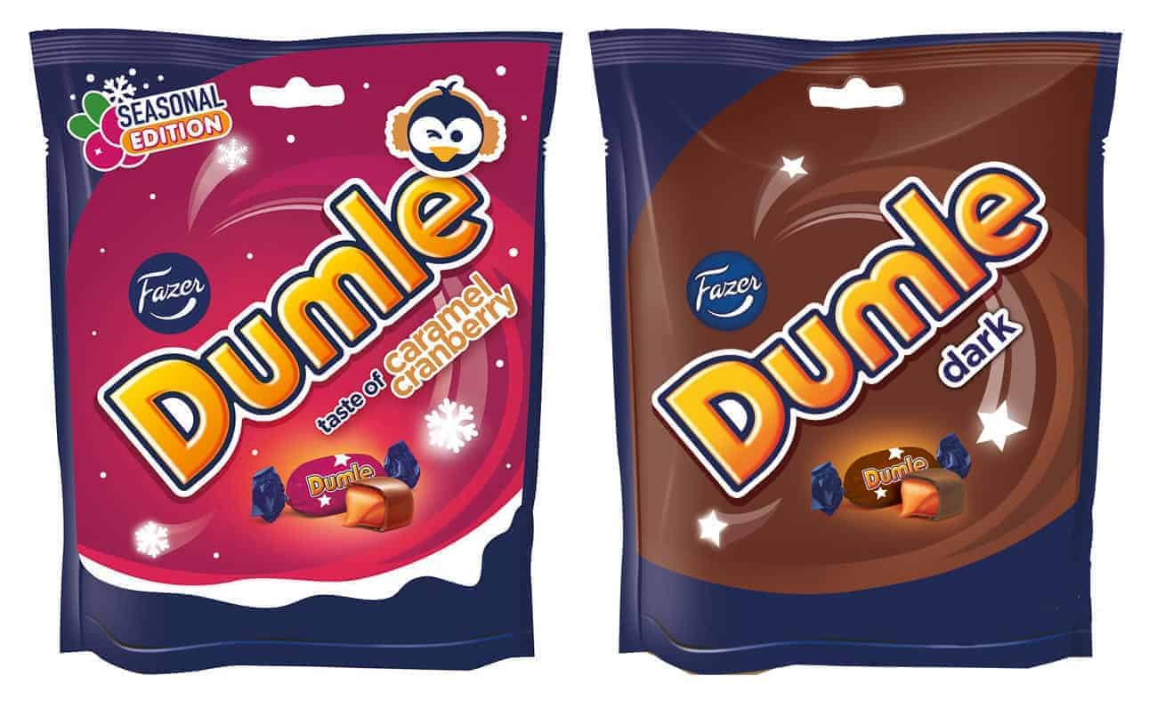 Nyhet: Dumle Caramel Cranberry & Dumle Dark - Sockerbiten