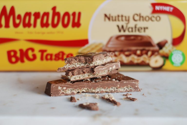 Marabou Big Taste Nutty Choco Wafer - Sockerbiten