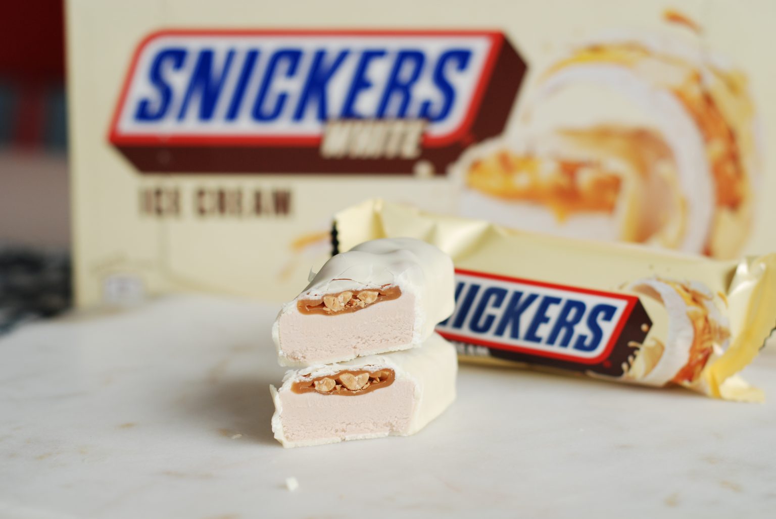 Snickers White Ice Cream - Sockerbiten